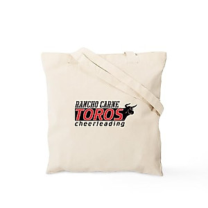 CafePress Rancho Carne Toros Tote Bag Natural Canvas Tote Bag, Reusable Shopping Bag