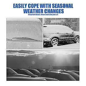 cueclue 1 PC Car Rear Window Sunshade, 55.11" x 31.49" Thickened Metal Film Flame-Retardant Cotton with Adsorption Force Cap, All Seasons Universal Protective Accessory, for Most Models (Silver)