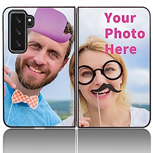 Personalized Picture Design Your Own Customized Photo Custom Phone Case for Microsoft Surface Duo 2 2nd 2021, Full Covered Case for Birthday Xmas Valentines Friends Her and Him Girls Boys