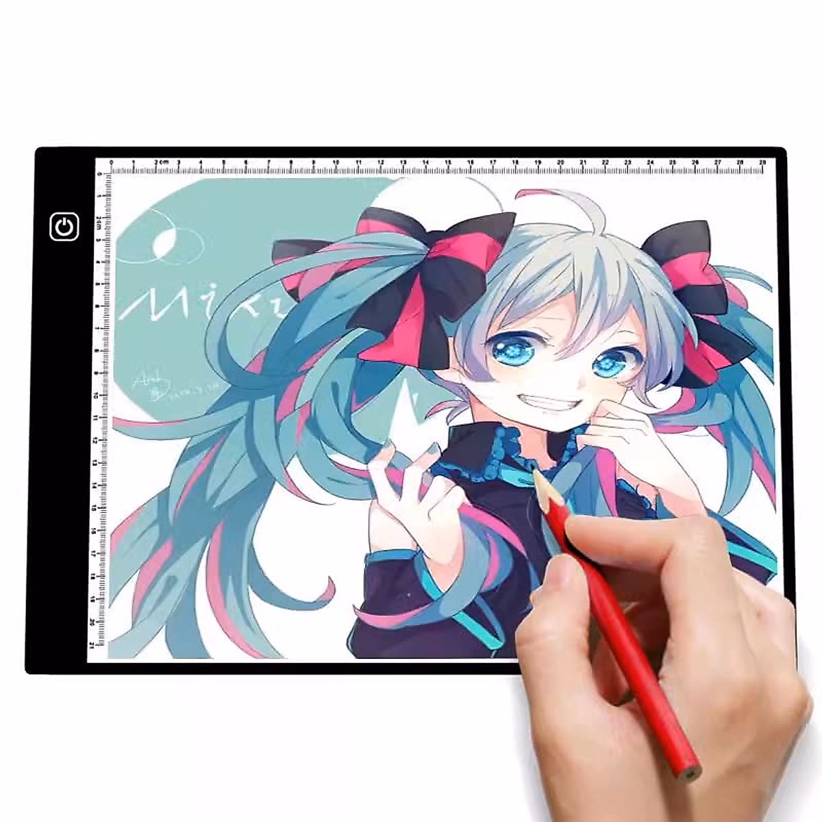 Smart Star Portable A4 Ultra-Thin LED Light Box Tracer USB Power Cable Dimmable Brightness LED Artcraft Tracing Light Box Light Pad for Artists Drawing Sketching Animation Stencilling X-rayViewing