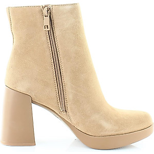 Naturalizer Women's Gen N Reach Ankle Boot Cookiedough Tan Suede 9 M