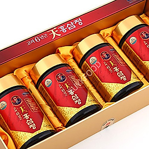 Korean 6years Root Red Ginseng Gold Extract, 240g(8.5oz) X 4ea, Saponin, Panax