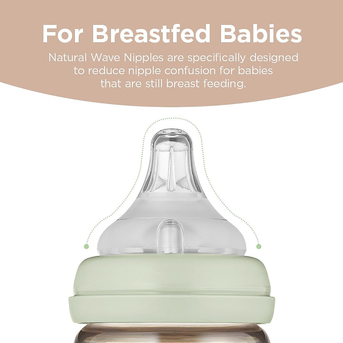 MOYUUM PPSU All in One Baby Bottle, PPSU Baby Bottle for Breastfeeding Babies, Anti-Colic Wide-Neck Non-Tip Stable Base, Easy to Clean Natural Baby Bottle Cloud Edition 170ml, 6oz, Stage 1 (Slow Flow)