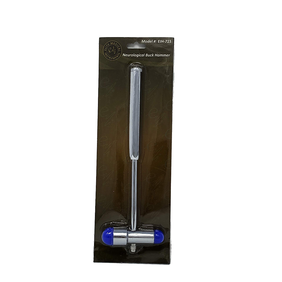 EMI Buck Neurological Reflex Testing Medical Hammer - Comes with Needle and Brush (Royal)