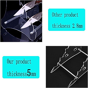 2 Stand Knife Display Stand Arcylic Black8