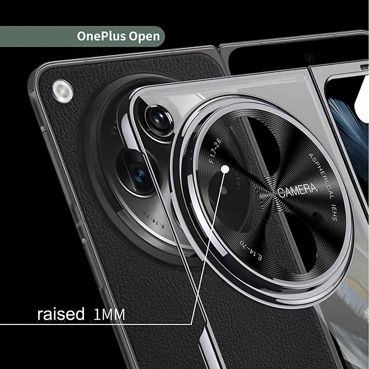 Gufiire Clear for OnePlus Open Case, Anti-Yellowing Slim Thin Crystal Transparent Protective Phone Cover for One Plus Open 5G Case 2023 (Clear)