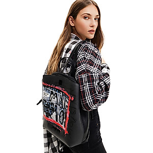 Desigual Women's Backpack, Black, One Size