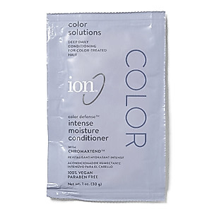 ion Color Defense Intense Moisture Conditioner Packette, Vegan, Paraben free, Sulfate Free, Protects, Hydrates, Color Safe