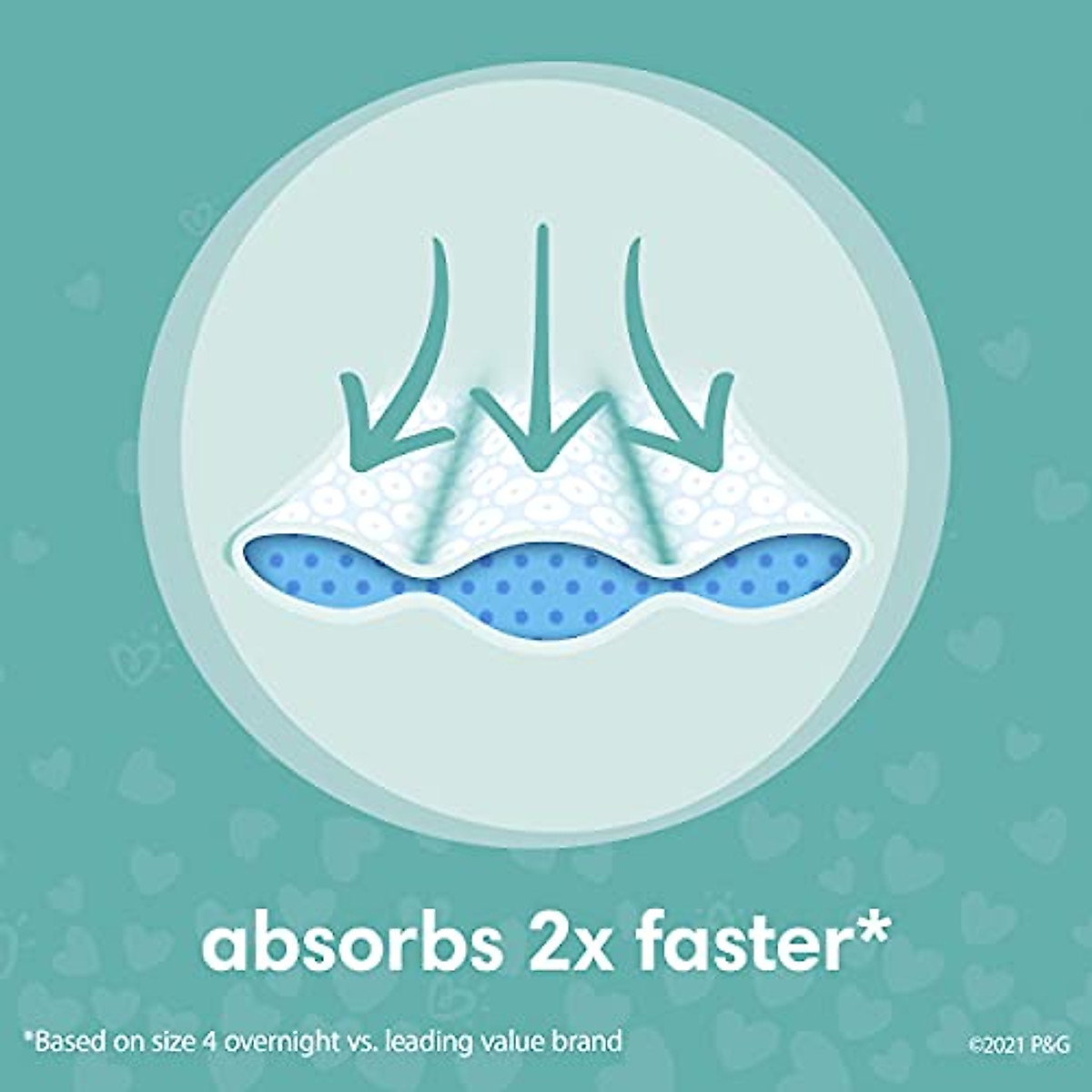 Pampers Cruisers Baby Dry Diapers, Size 2, 37 Count