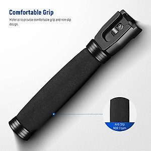 Neewer 8.7"/22cm Telescoping Interview Mic Handle for Wireless Go, Lavalier Video Microphone Handheld Adapter with Cold Shoes Compatible with RODE Wireless Go II DJI Mic CM22, MS003