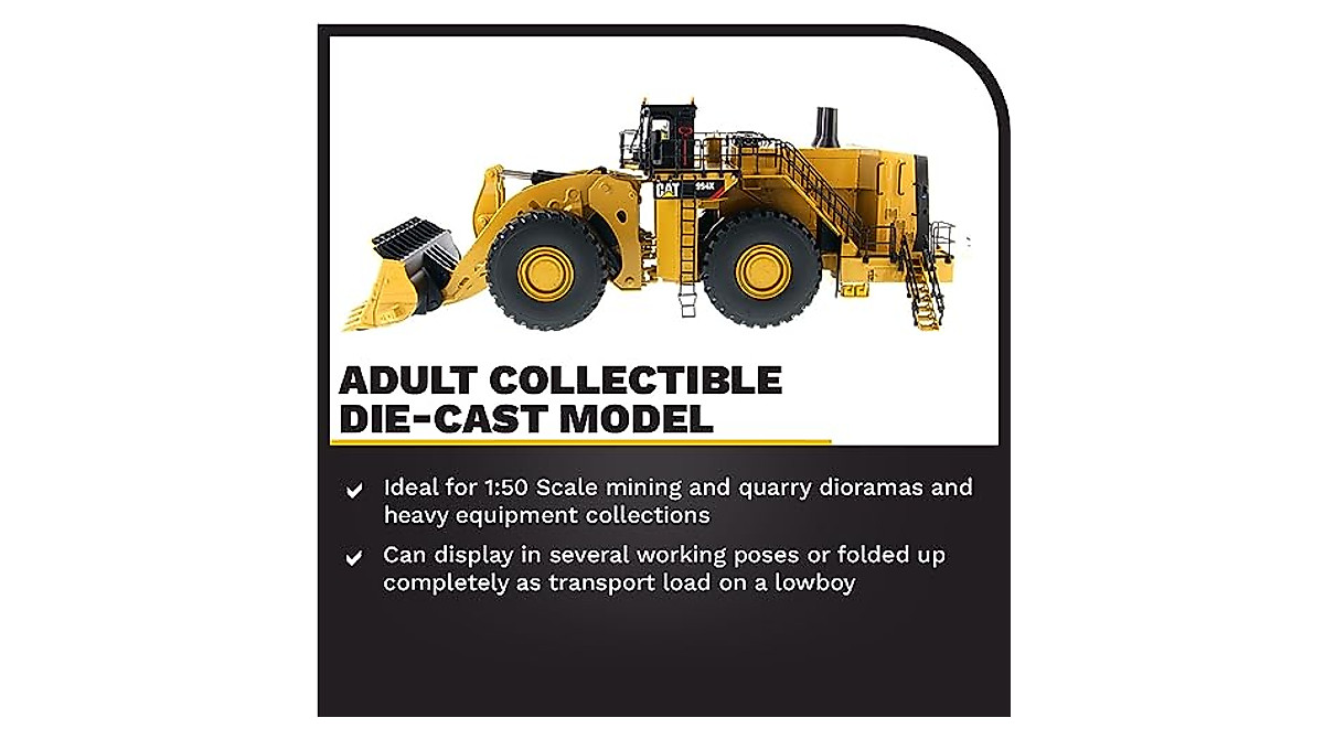 Diecast Masters Caterpillar 994K Loader – 1:50 Scale Model