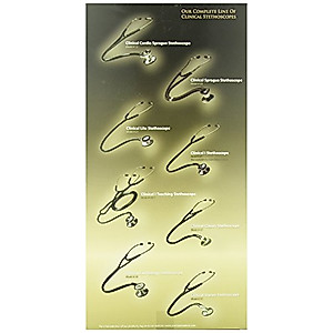 Prestige Medical Clinical I Teaching Edition Stethescope, Black, Adult/Teaching