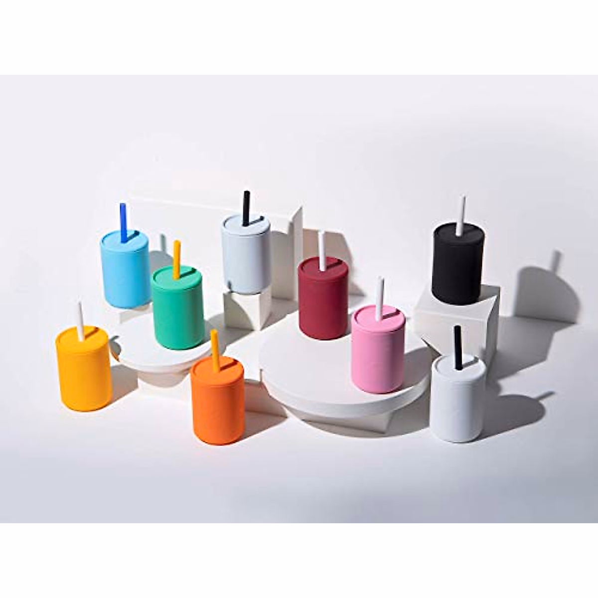 Avanchy® Baby Cup with Straw, Training Sippy Cups for Infant to Toddler Kids, Baby Led Weaning 5 Ounce, 6+ Months, Silicone, Green