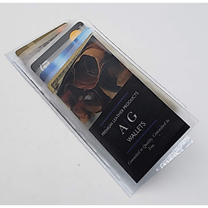 Set of 2 Clear Premium Quality Checkbook Wallet Insert from AG Wallets