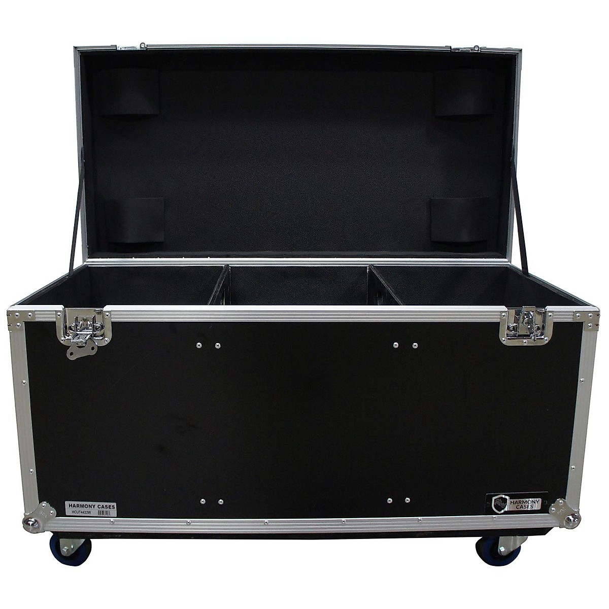 Harmony Audio HCUT4422W Pro Audio DJ Touring 44x22x22 Utility Road Trunk Case Wheels