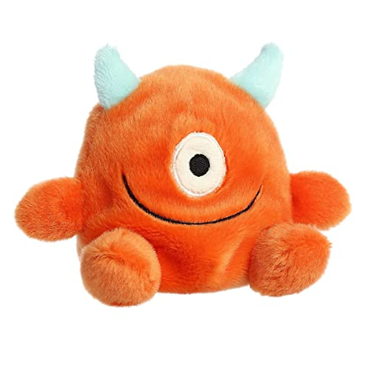 Aurora® Adorable Palm Pals™ Oggy Monster™ Stuffed Animal - Pocket-Sized Play - Collectable Fun - Orange 5 Inches