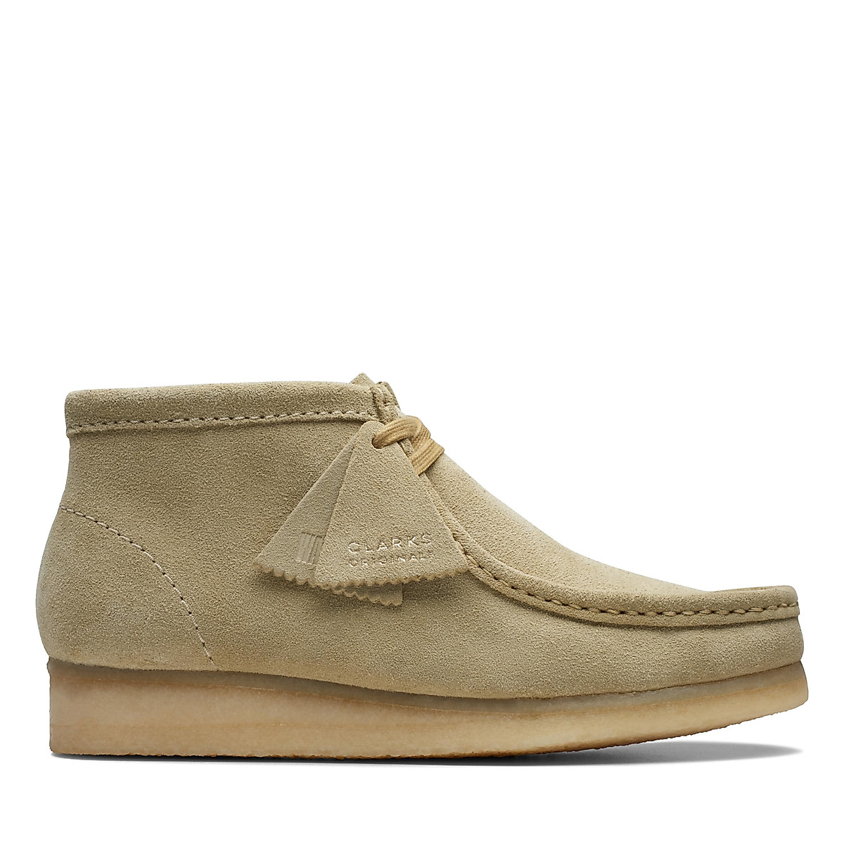 Clarks Women's Wallabee Boot Oxford, Maple Suede 1, 5.5