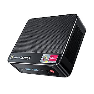 Beelink SER5 Mini PC, AMD Ryzen 7 5700U(up to 4.3GHz) 8C/16T, Mini Computer 32GB DDR4 RAM 1TB NVMe SSD, Mini Desktop Computer 4K 60Hz Triple Screen Display HDMI&DP&USB-C WiFi6 BT5.2 WOL 35W HTPC