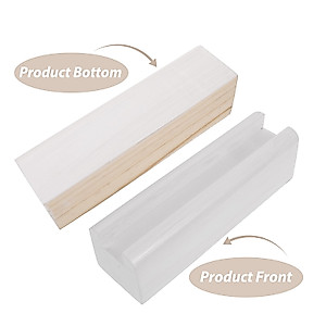 Angoily Full Length Mirror Stand Support Floor Mirror Holder Artwork Display Mount Base Bedroom Living Room Bathroom