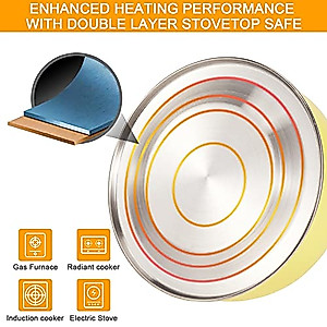 Tea Kettle, 2.5 Liter Loud Stovetop Whistling Teakettle with Cool Grip Ergonomic Handle Food Grade Stainless Steel Teapot for Tea, Coffee, Milk Yellow