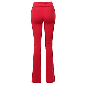 Made by Emma High Waist Stretch Lounge Yoga Pants Ruby L
