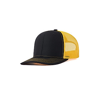 Custom Bee Hat Embroidered 112 Trucker Hat Western Farm Animal Bee for Men Women Add Farm Name Baseball Hat Polyester Snap Black Yellow