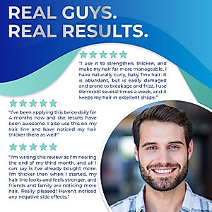 Remixidil Men’s 5% Minoxidil Foam | Hair Regrowth Treatment for Men | Clinically Proven Formula for Hair Loss and Hair Growth | Glycerin Based Formula - No Scalp Irritation| 3-Month Supply