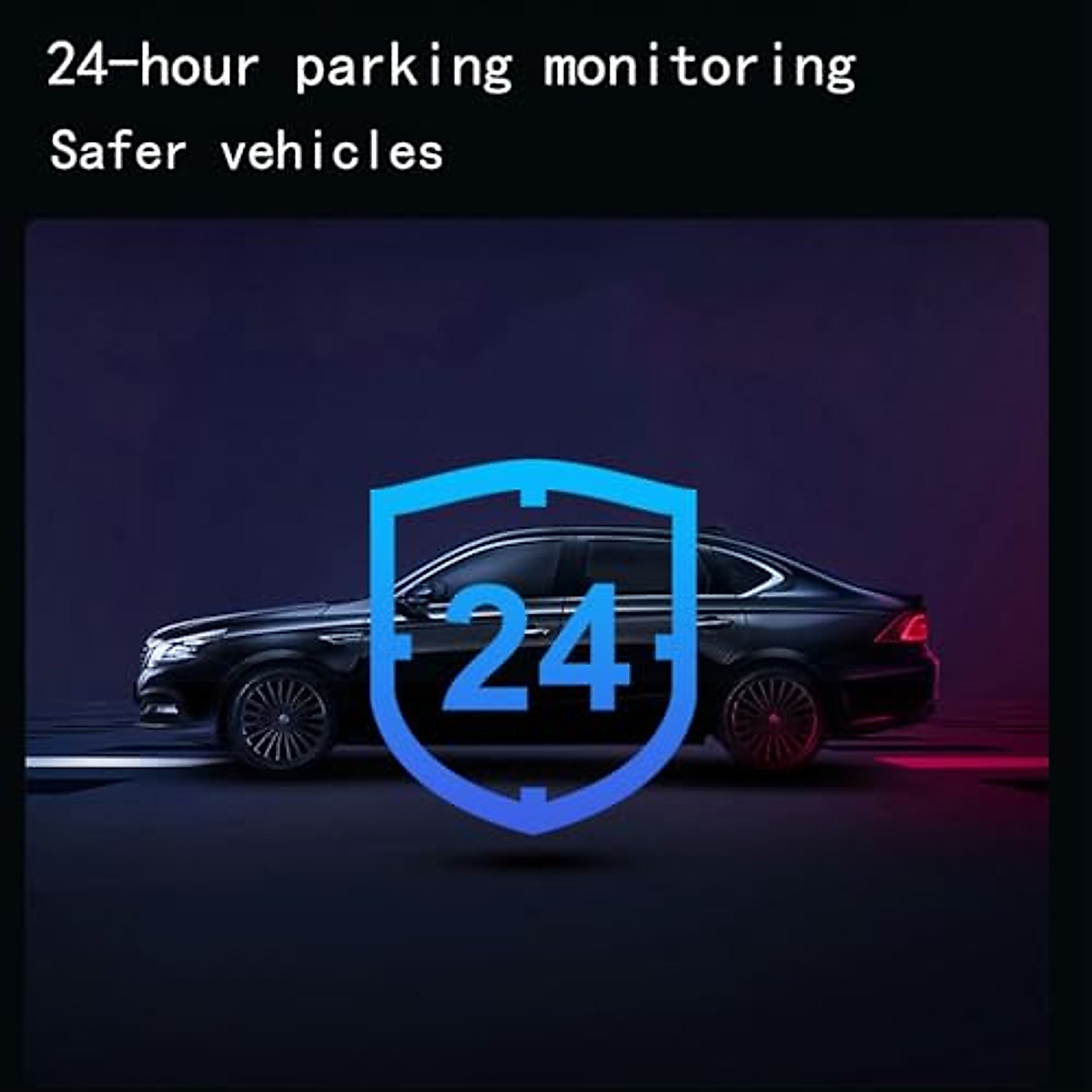 Smart Dash Cam, 1080P FHD Dash Camera for Cars, Smart Dash Camera for Cars, Built-in G-Sensor, WDR, Super Night Vision, Loop Recording, Parking Monitor