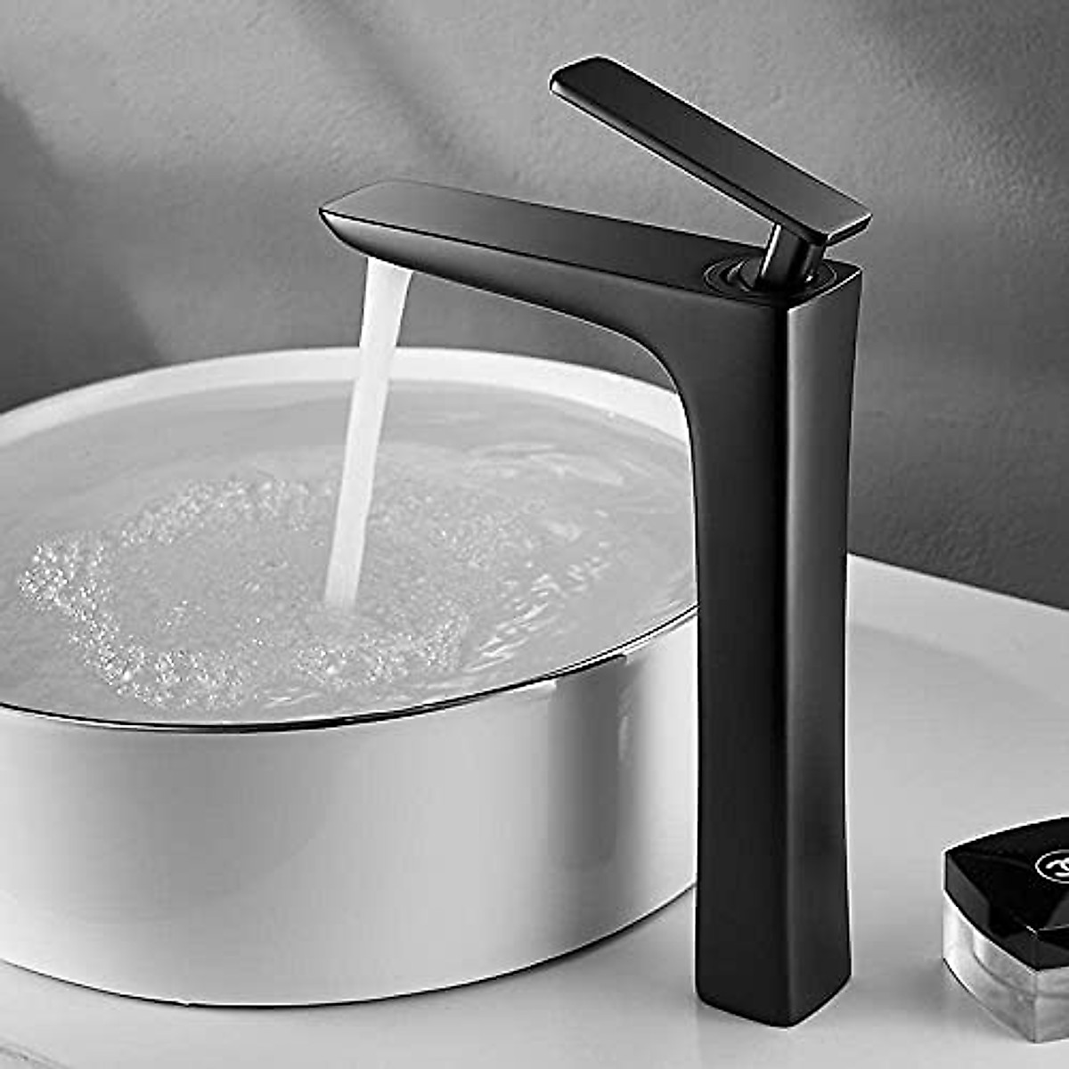 ZHANGYUEFEIFZ Bathroom Sink Faucet Sink Faucet Bathroom Vanity Faucet Solid Brass Sink Faucet Hot and Cold Single Handle countertop Toilet Crane Hot and Cold Faucet (Color : Brushed Gold)