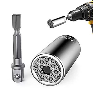 TEXASDELUXE Drill Socket Adapter Universal Socket Tool Wrench