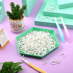 3 Pieces Reusable Dental Floss Handle with 300 Pieces Dental Floss Refill Heads Unflavored Colorful Floss Interdental Toothpick Flosser for Adults and Kids Teeth Cleaning, 3 Colors