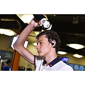 Jaap Sweat Proof Truly Wireless Bluetooth 4.2 Sports Earphones IPX5 Sweat Resistant with 6 Hours Battery Life Behind The Ear Hook Design