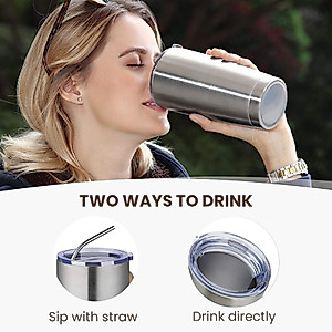 MEWAY 20oz Tumbler 12 Pack Double Wall Vacuum Insulated Travel Mug Bulk, Mix Color Stainless Steel Tumblers with Lid and Straw, Durable Powder Coated Coffee Cups for Cold & Hot Drinks（Color Mix, 12