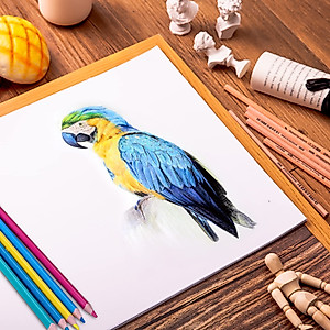 50 Pack White Cardstock 8.5 x 11 White Paper, Goefun 65lb Card Stock Printer Paper for Cards Making, Office Printing, Paper Crafting