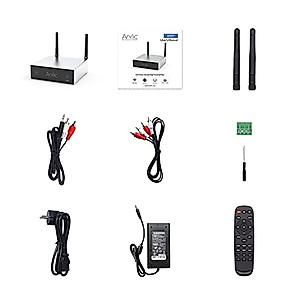 Arylic A50+ WiFi & Bluetooth Home Amplifier,TPA3116 with 50+50W 24V DC/2.0 Stereo Channel,Airplay 1 DLNA,Multiroom/multizone Sync, HiFi Audio Streaming Integrated for Speakers