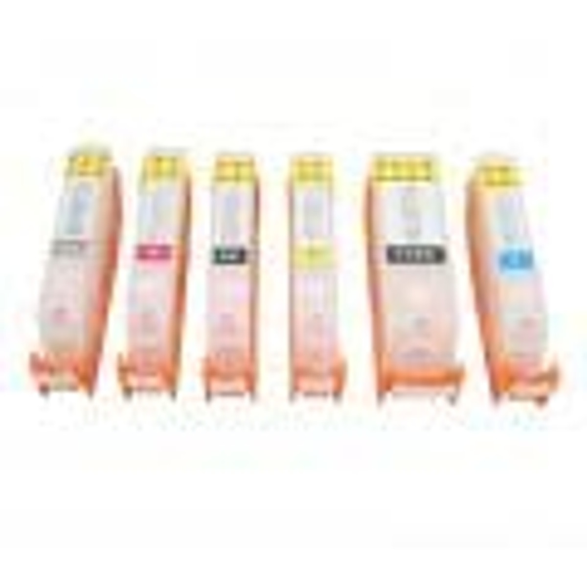 FTVOGUE 5PCS Ink Cartridge, Reusable Printing Ink Cartridge PGBK BK C M Y 5 Color for Printing (970-971)