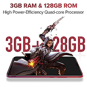 Ulefone Unlocked Smartphones Note 10P, Dual Sim Phones Unlocked, 3GB + 128GB ROM, Android 11, 6.52-inch HD+, 5500mAh High Capacity Battery, 13MP + 8MP, Fingerprint Face Detection, GPS, T-Mobile - Red