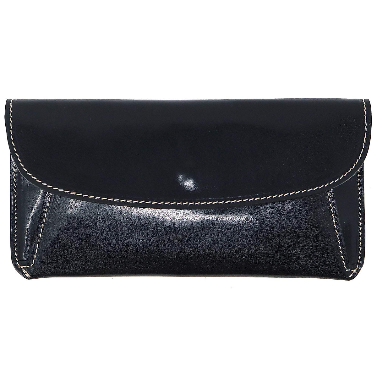 Floto Roma Clutch Women's Leather Snap Wallet Organizer (Vecchio Brown)