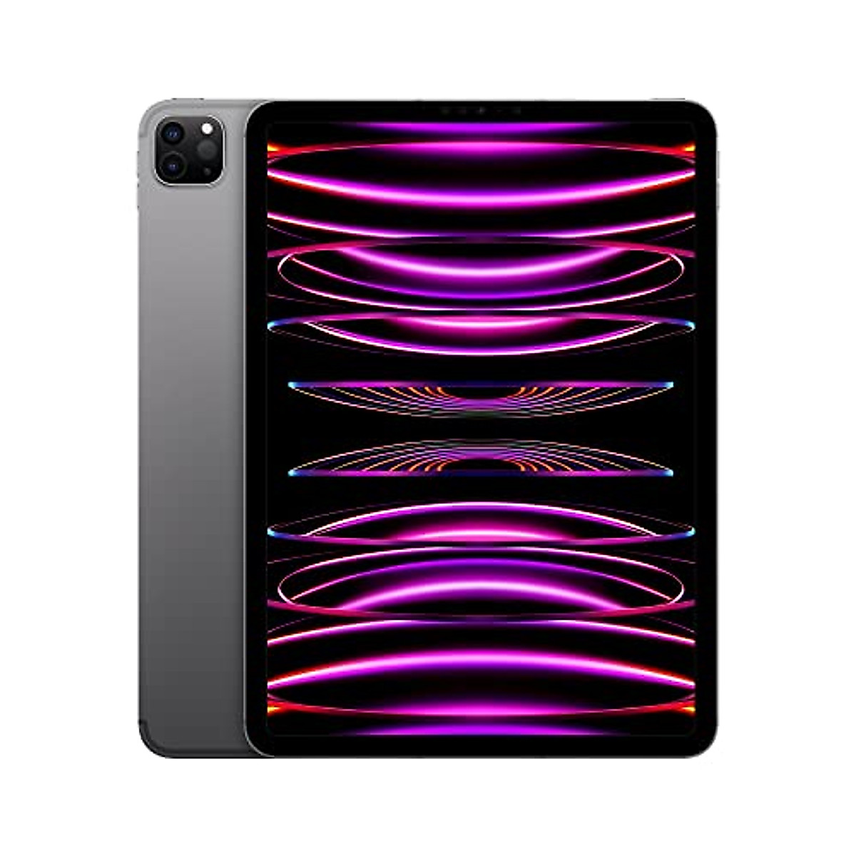 Apple iPad Pro 11-inch (4th Generation): with M2 chip, Liquid Retina Display, 512GB, Wi-Fi 6E + 5G Cellular, 12MP front/12MP and 10MP Back Cameras, Face ID, All-Day Battery Life – Space Gray