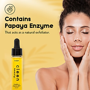Cleen Beauty Vitamin C Serum for Face with Papaya Enzyme | Face Serum for Women - Paraben Free | Papaya Skin Glow Serum, 1 Fl. Oz.