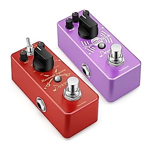 Donner Octave Guitar Pedal Bundle with Auto Wah Pedal Dynamic Wah Envelope Filter Guitar Effect Pedal True Bypass
