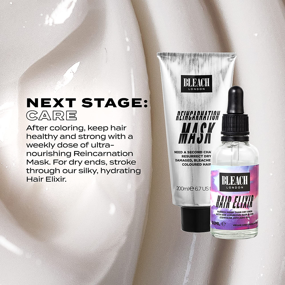 BLEACH LONDON Silver Shampoo - High Pigmented Ashy Silver Rinse, Vegan Cruelty Free, Color Protected Clean, Color Depositing Toning Formula 16.8 fl oz