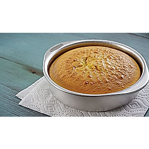 Doughmakers 40056 Premium Quality Commercial Grade Bakeware, Set of 3 Baking Pans, 10 x 15 sheet, 9 x 13 pan, 9-inch round, Silver, Large