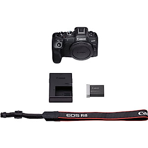 Canon EOS R8 Mirrorless Camera (Body Only) Enhanced with Professional Accessory Bundle - Includes 14 Items