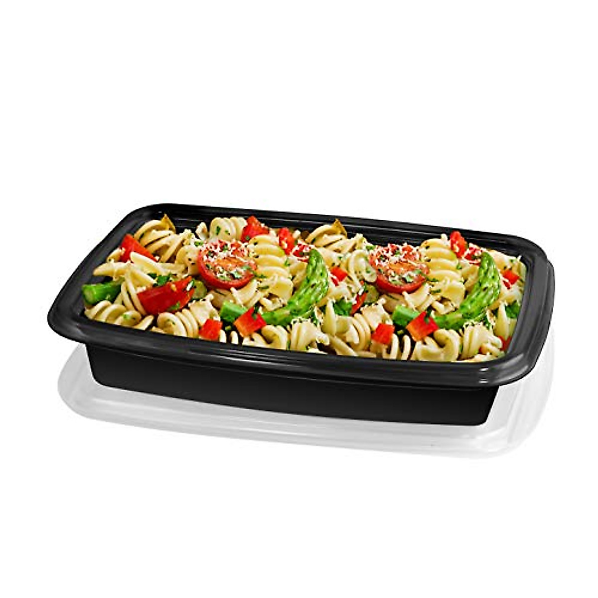 Nameless 20 PIECE MEAL PREP CONTAINER KIT - 1 SECTION - BLACK