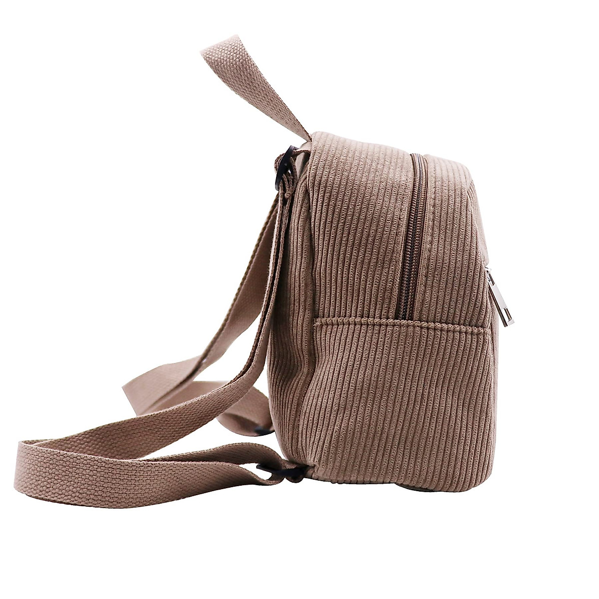 JASASCCEL Mini Backpack Corduroy Backpack Purse Casual Daypack for Women Travel Satchel Rucksack Cute Shoulder Bag