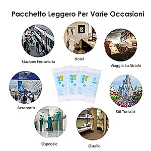 Toilet Seat Covers Disposable,50Pcs Waterproof Individually Wrapped Large Portable Potty Seat Covers for Kids Potty Training, Road Trip and Public Restrooms