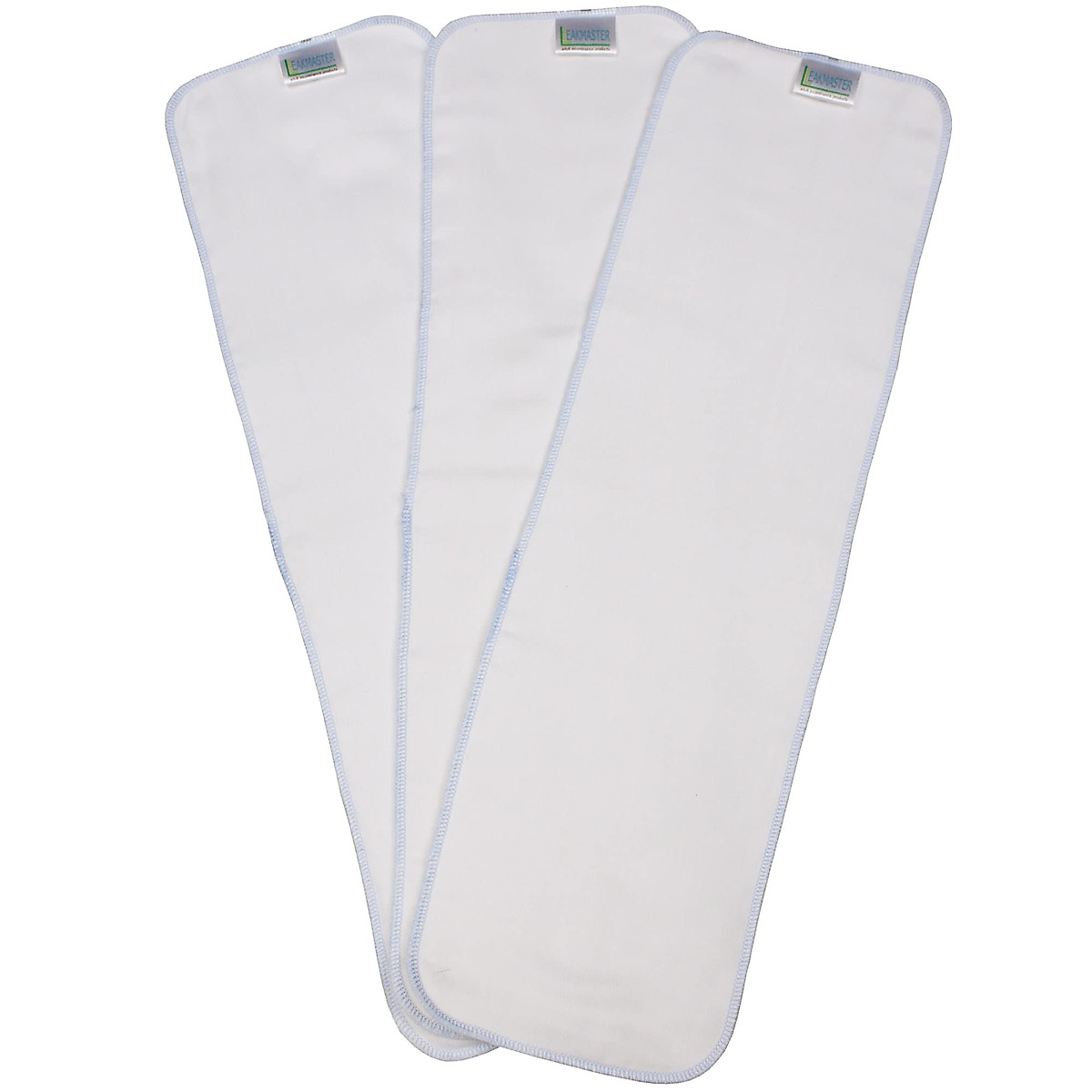 Leak Master Cotton Gauze Reusable Adult Diaper Inserts/Bosters - 3 Pack - Size M/L - Inserts Increase Overall Absorbency