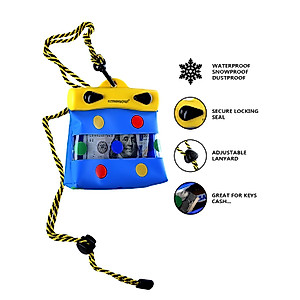 EXTREMEWORLD Dry Bag TPU Waterproof Case Bag Multi Purpose Polka Dot Wallet (4.7" x 3.9", Y1210)