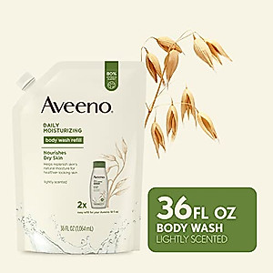 Aveeno Daily Moisturizing Body Wash, Soothing Oat, Refill, 36 Fl. Oz